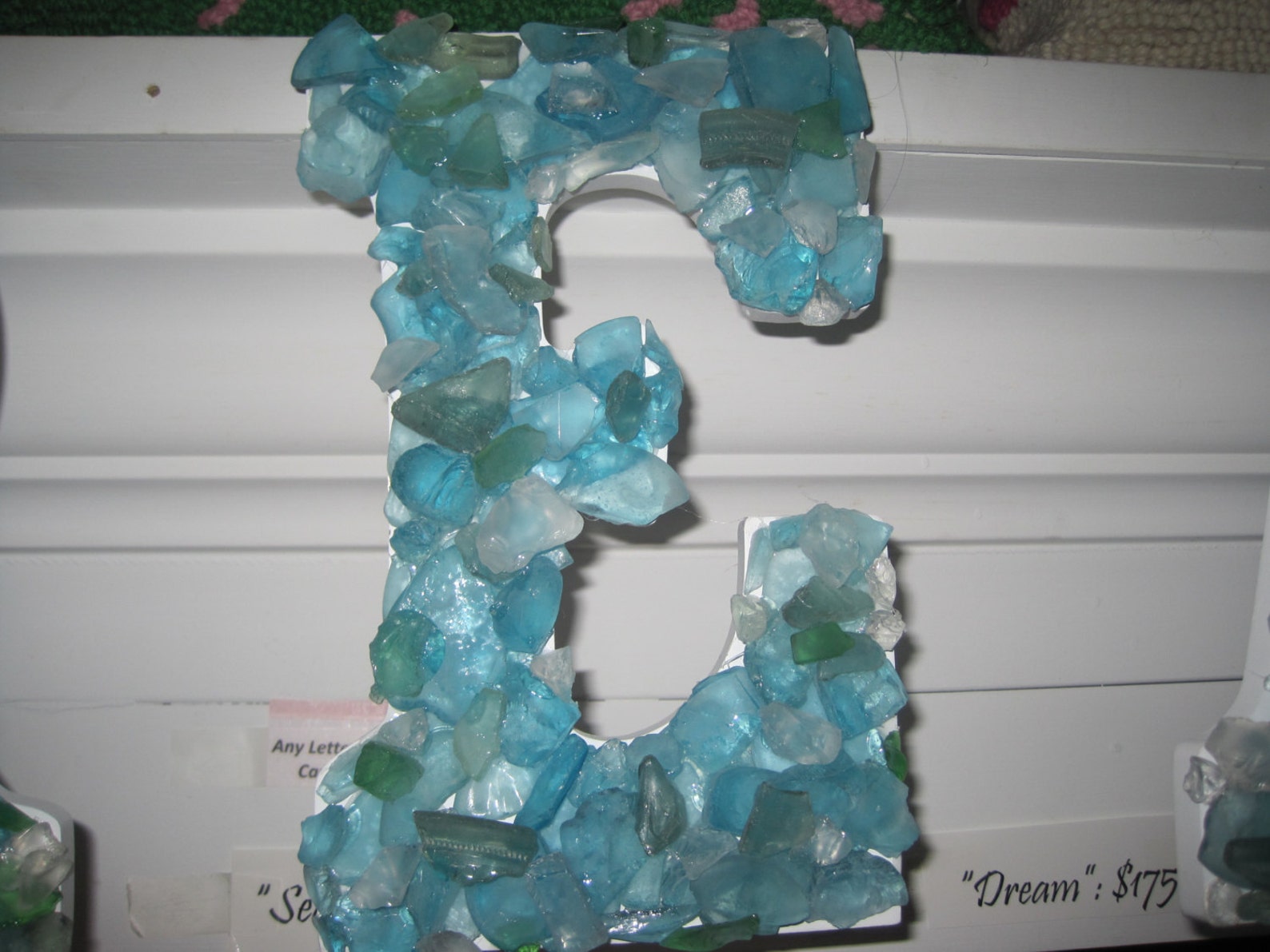 Beach Decor Seaglass Letters- "dream" - Seashells - Coastal Home Decor ...