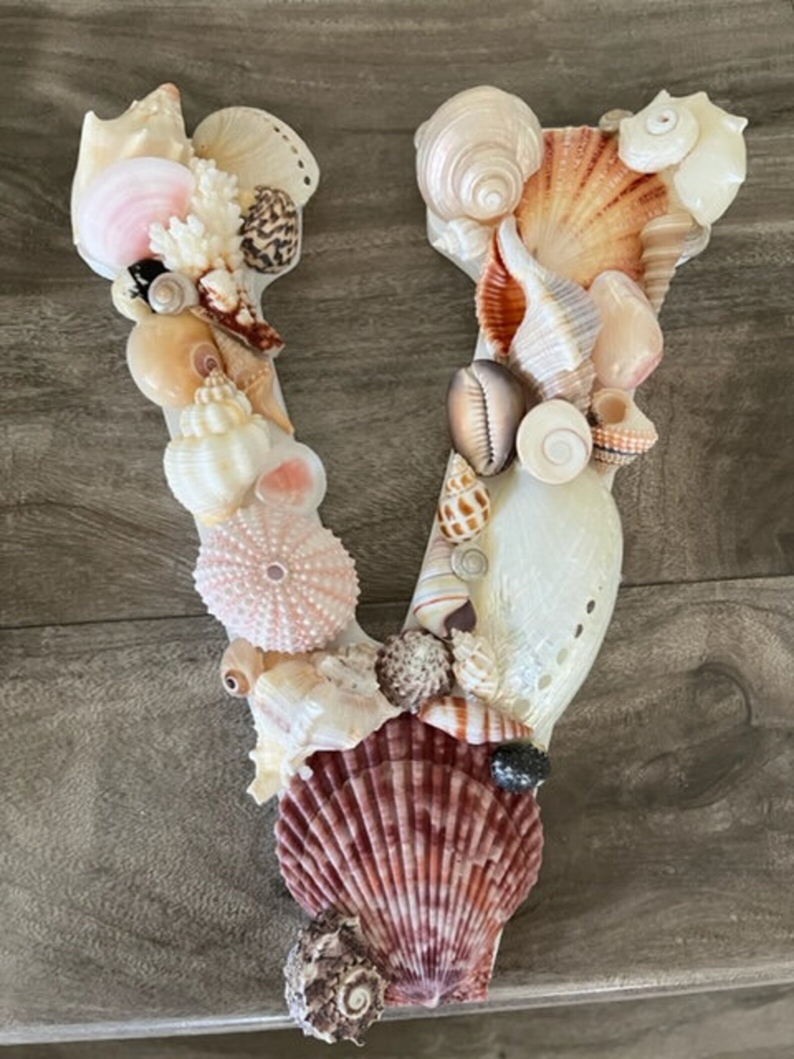 Beach Decor Shell Letters LOVE Multicolor Shell Letters - Etsy