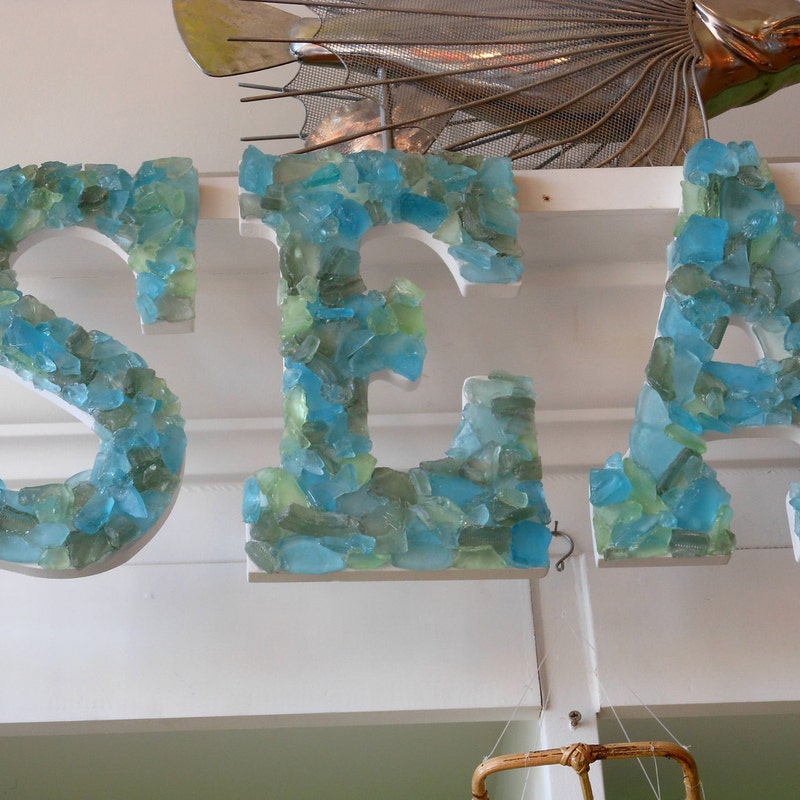 Sea Glass Sign - Etsy