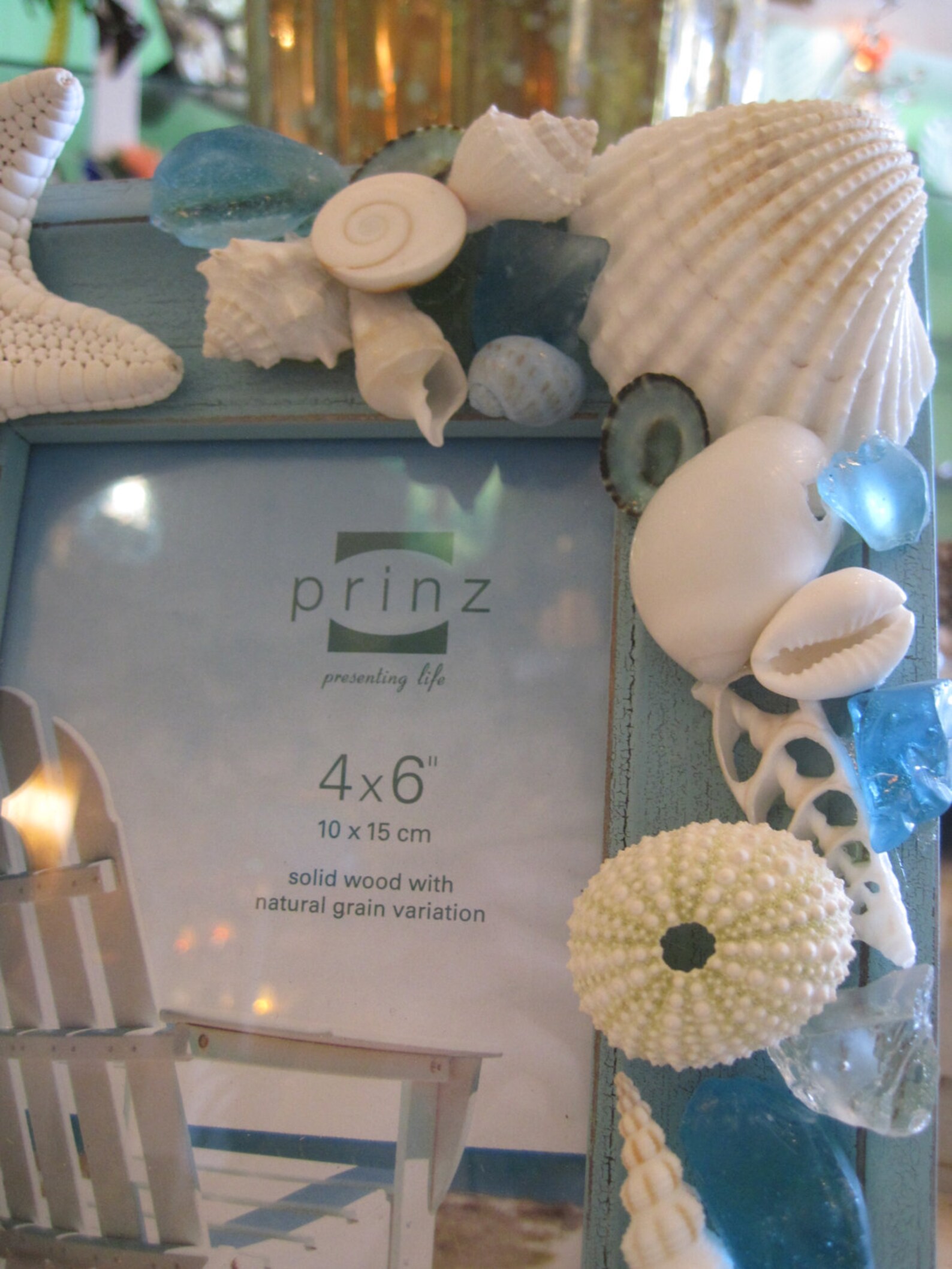 Beach Decor Seashell Picture Frame Starfish and Seashell - Etsy