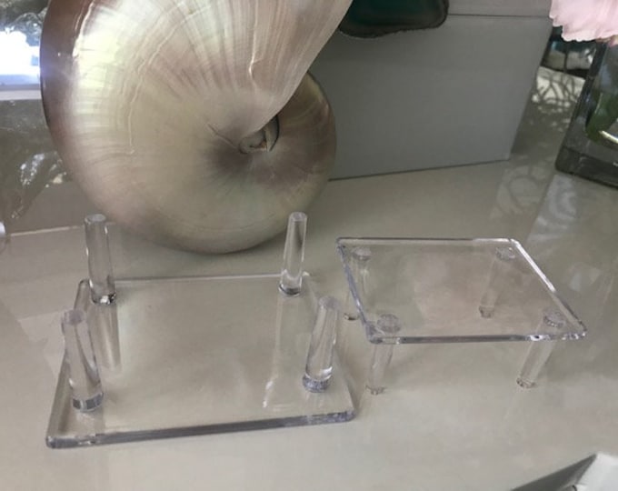Center Post Base- Display Stand for Shells and Other Hollow Objects- 5 ...