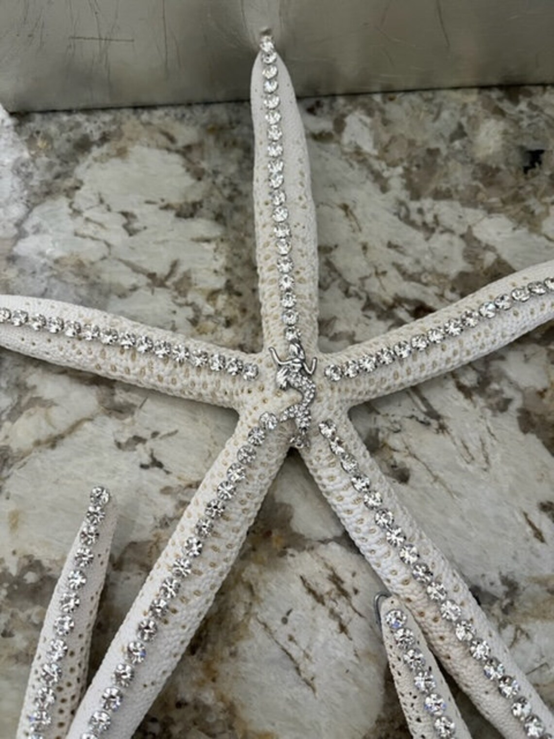 Embellished Starfish With Mermaid and Swarovski Crystals - Starfish ...