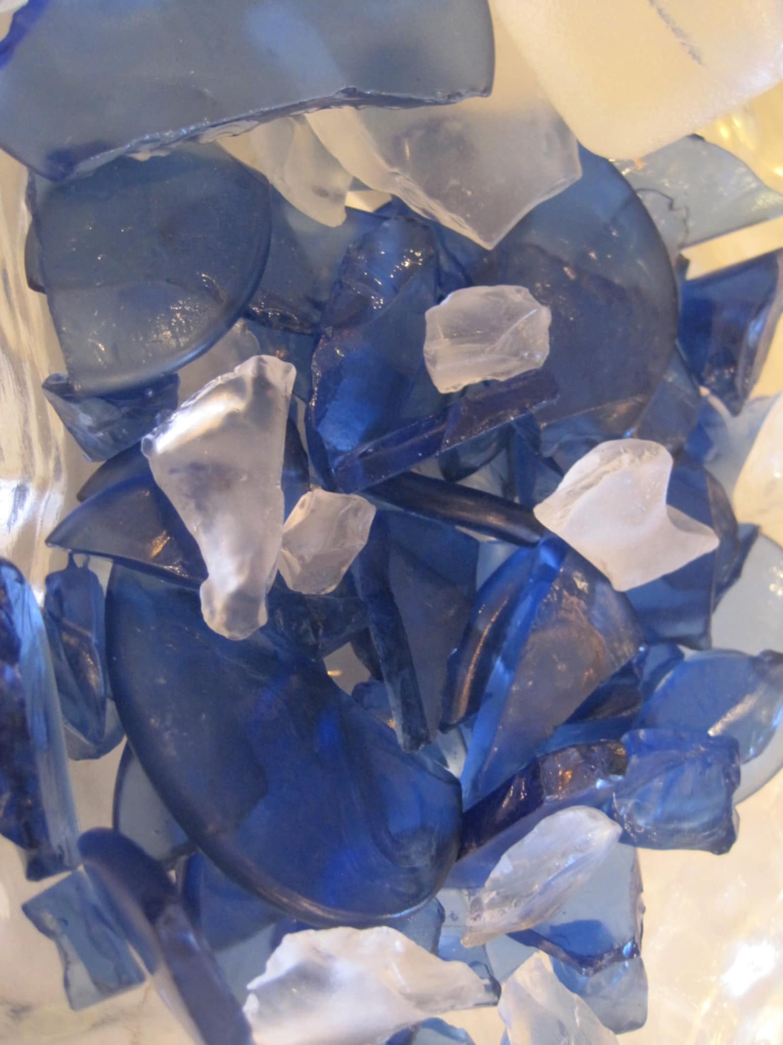 Seaglass - Cobalt Blue/deep Turquoise Sea Glass- Sea Glass - Blue Sea ...