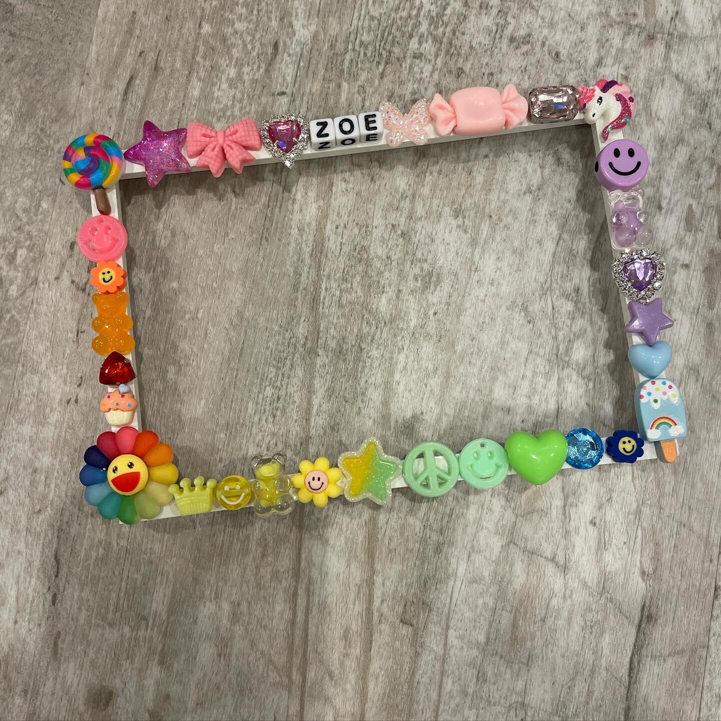 Custom Embellished Picture Frame - Etsy