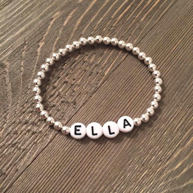 Silver Mom Bracelet - Etsy