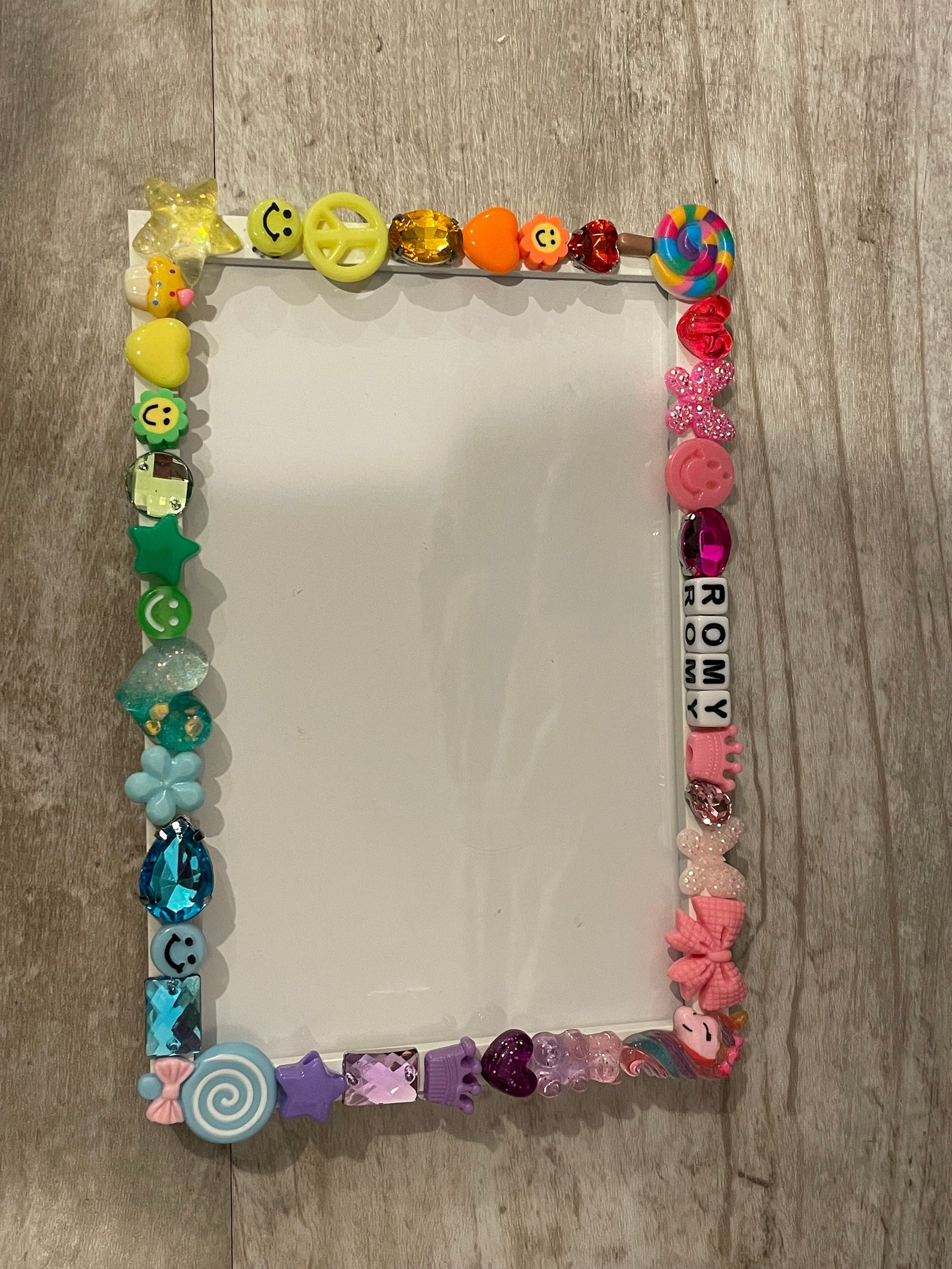 Custom Embellished Picture Frame - Etsy