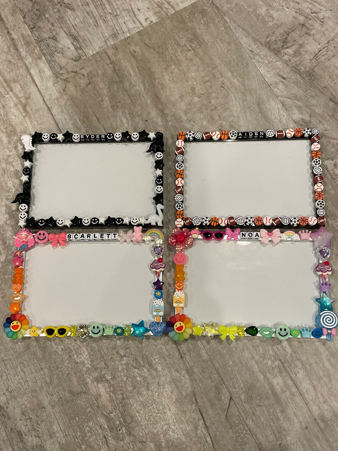 Custom Embellished Picture Frame - Etsy