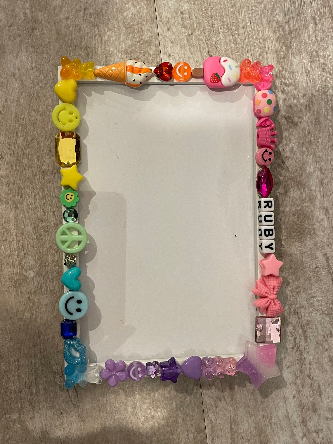 Custom Embellished Picture Frame - Etsy
