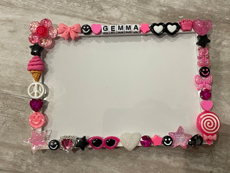 Custom Embellished Picture Frame - Etsy