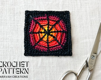 DIGITAL DOWNLOAD: PDF Crochet Pattern for the Web We Weave Granny ...