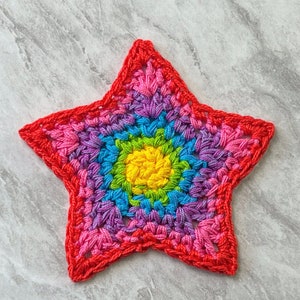 Rainbow Star - Crochet Pattern - Etsy
