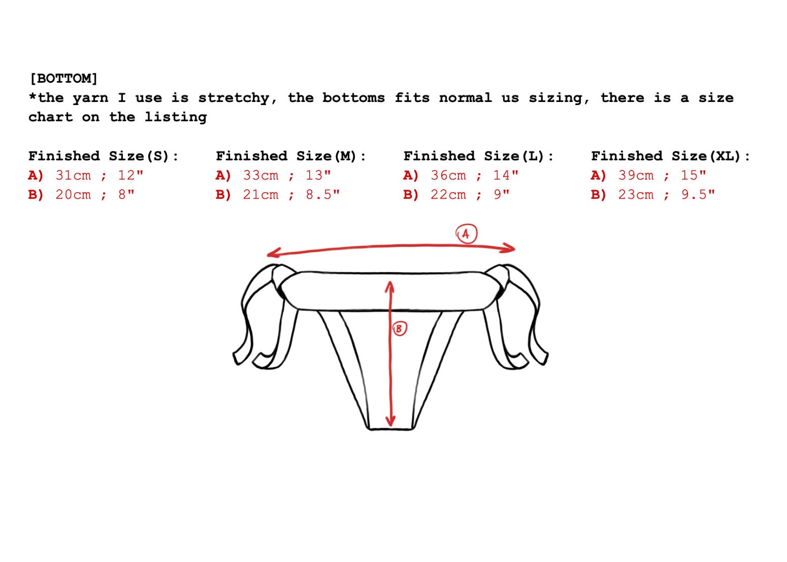Crochet Pattern SIZES: S M L XL Colorblock Bikini - Etsy