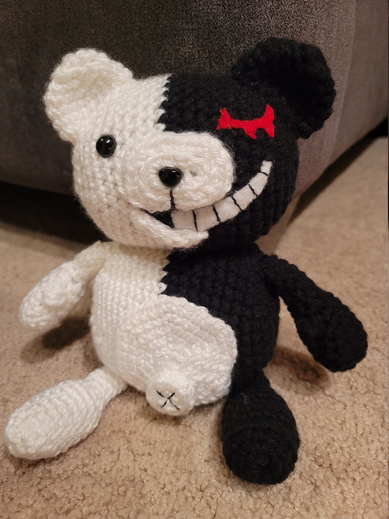 Monokuma Amigurumi Crochet Pattern PDF ONLY - Etsy