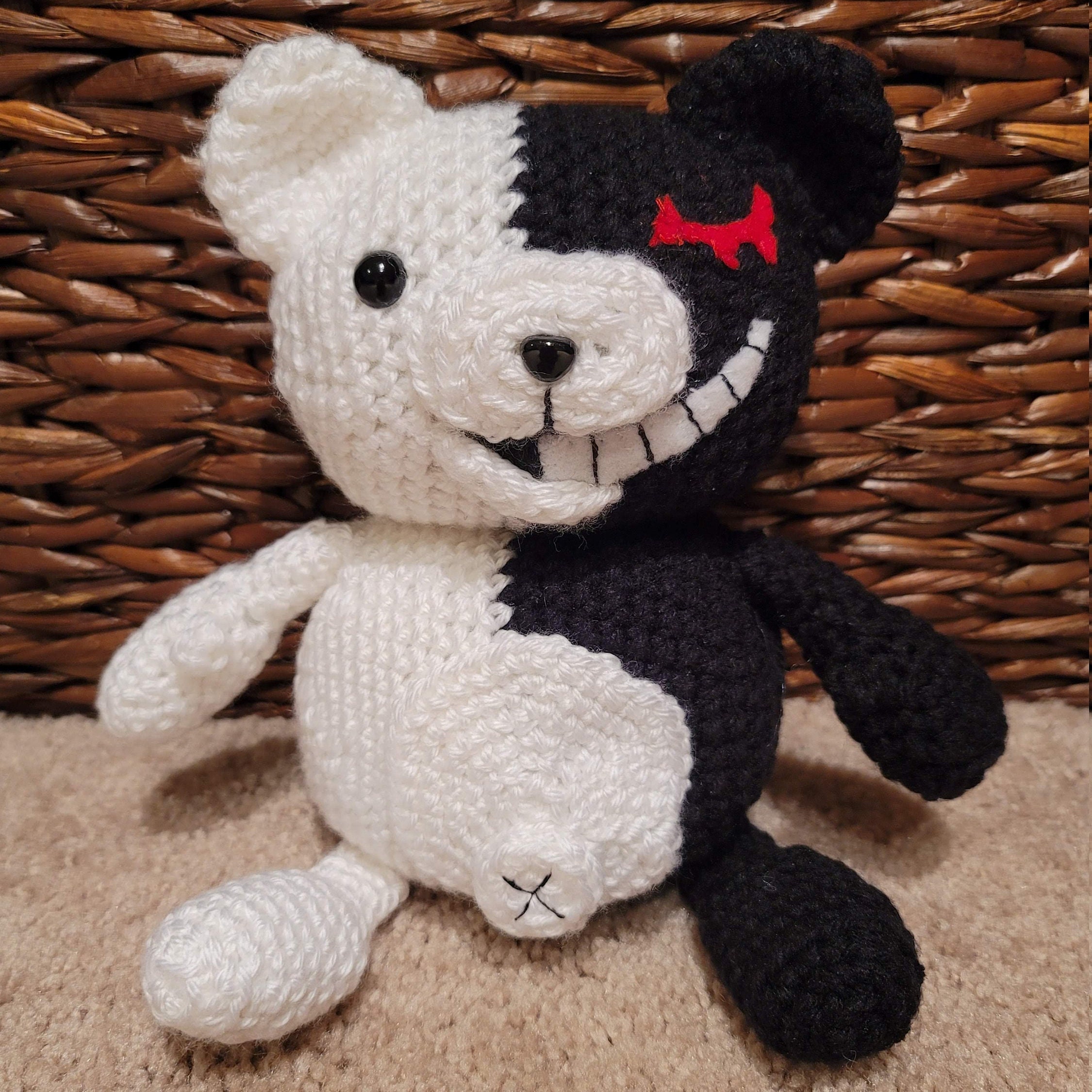 Monokuma Amigurumi Crochet Pattern PDF ONLY - Etsy