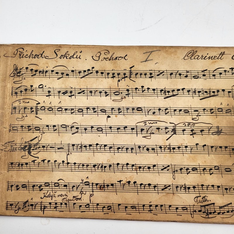 Music Sheet Handwritten - Etsy