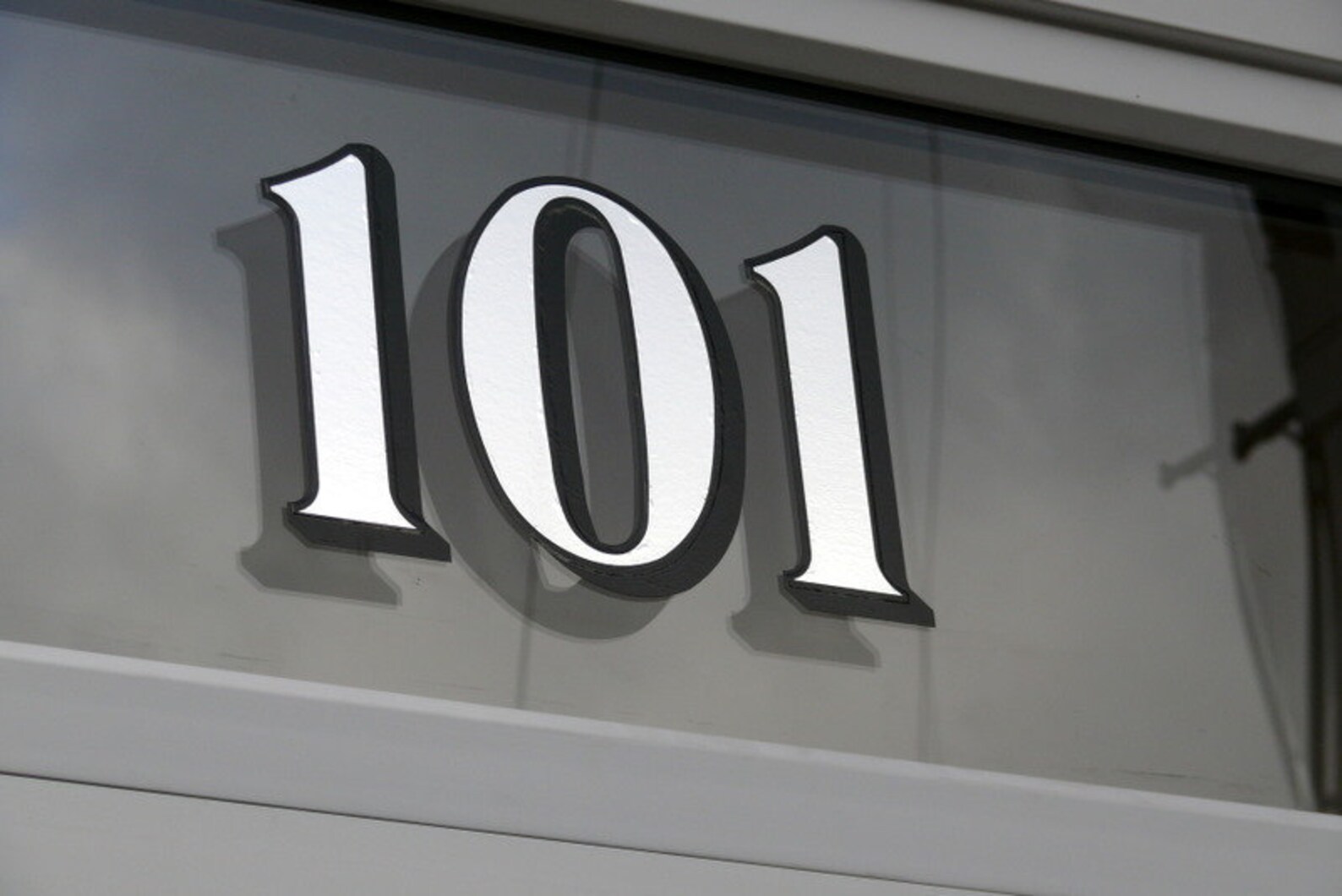 4 X Silver Transom or Fanlight House Numbers | Etsy UK