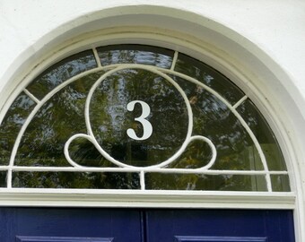 2 X Gold Transom or Fanlight House Numbers - Etsy