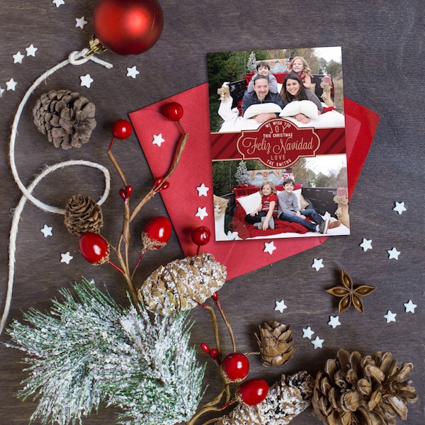 Spanish Holiday Card - Etsy