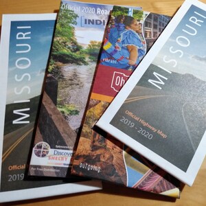 Paper Road Maps - Etsy