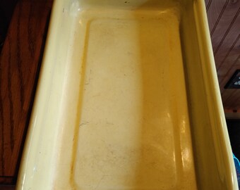 Yellow Enamel Pan - Etsy