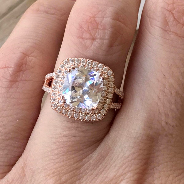 Large Diamond Ring - Etsy