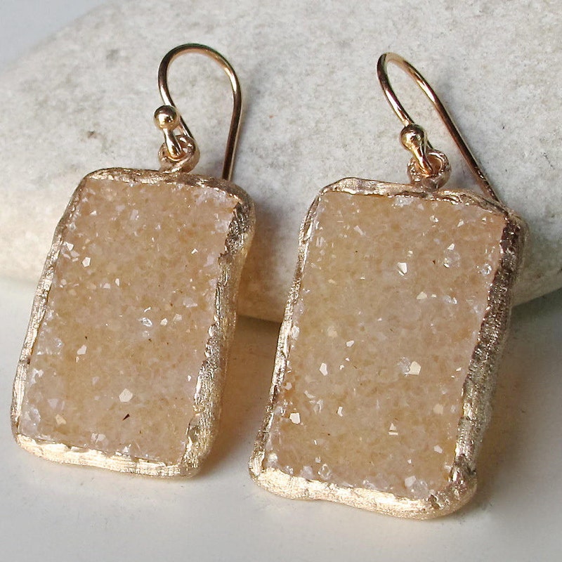 Rustic Earrings - Etsy