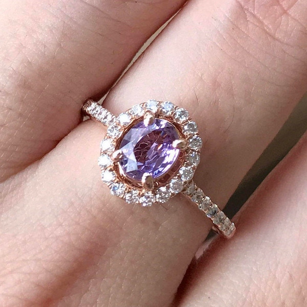 Purple Engagement Rings - Etsy