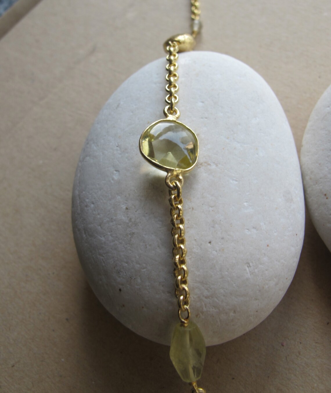 Pearl Amethyst Gold Bracelet Mixed Gemstone Bracelet - Etsy