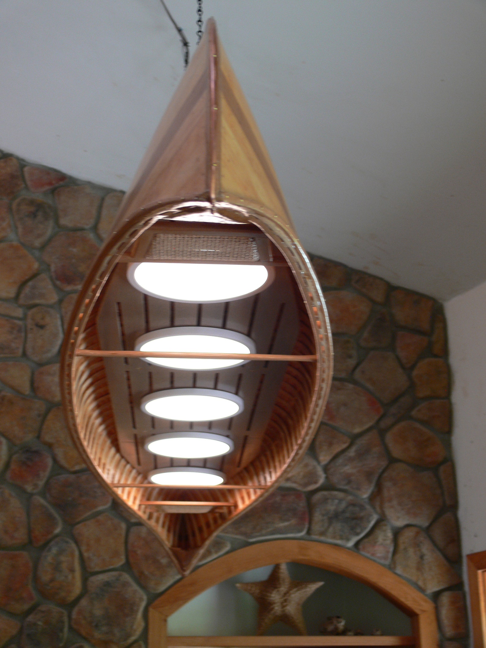 96 Canoe Chandelier New England Craftsmanship to Light - Etsy