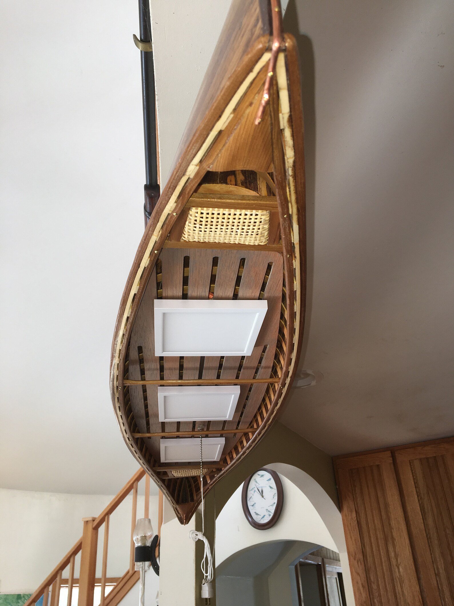 54 Canoe Chandelier Beautiful Wall or Hanging Canoe - Etsy