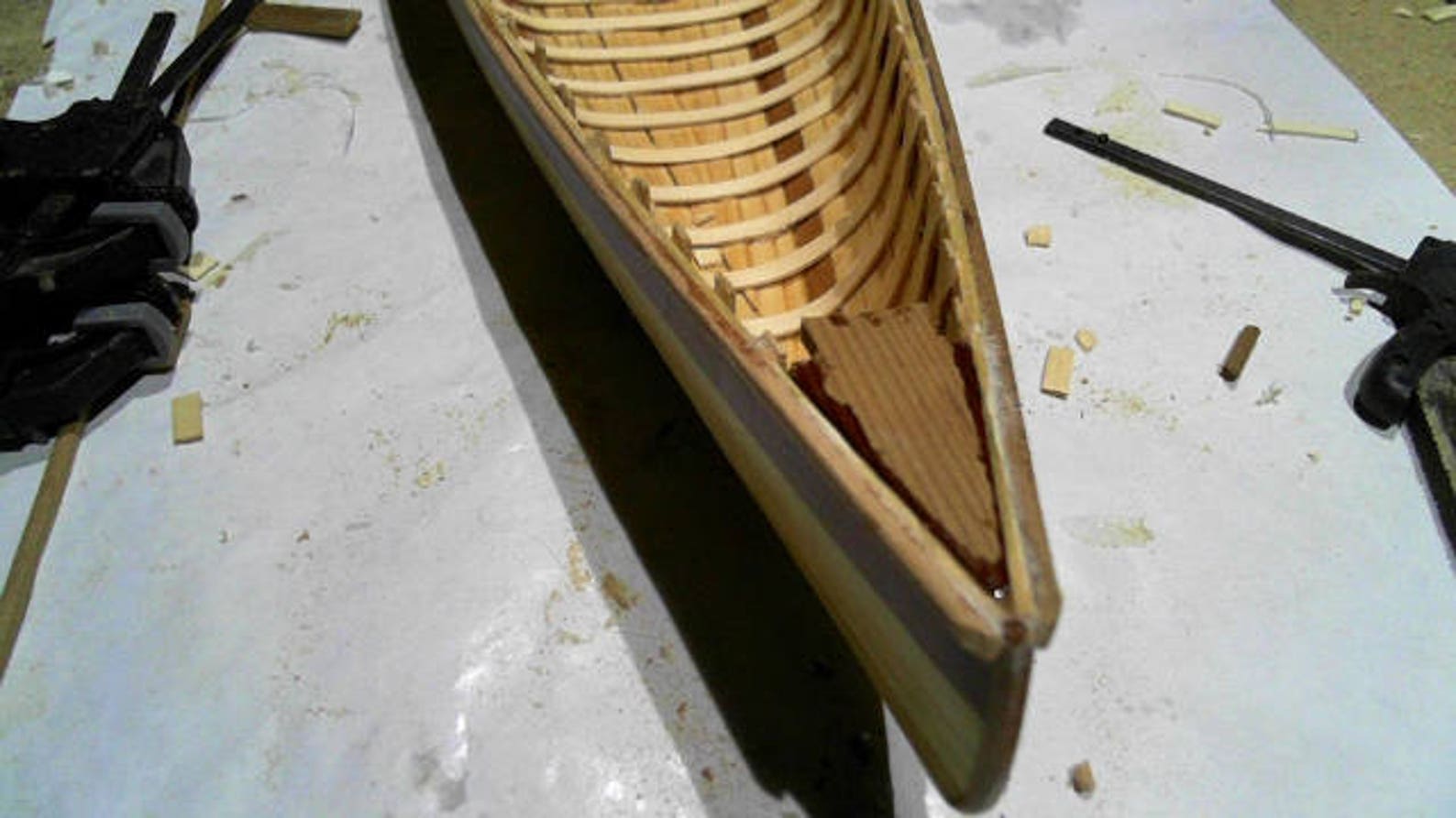 36" Deluxe Wood Strip Canoe Kit - Etsy