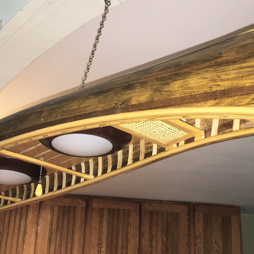 54 Canoe Chandelier Beautiful Wall or Hanging Canoe - Etsy