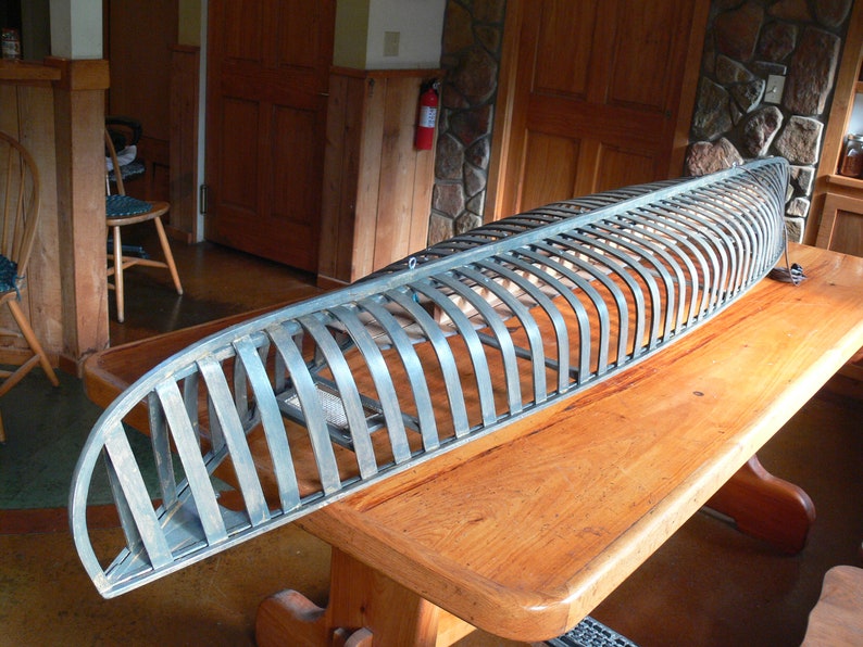 This Old Canoe a 96 Skeleton Canoe Chandelier - Etsy