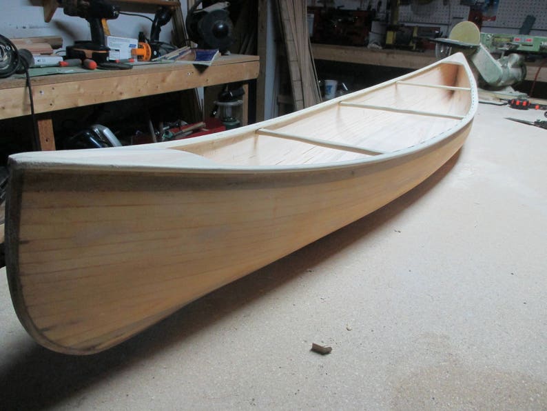 54" Red Cedar Deluxe Canoe Kit - Etsy