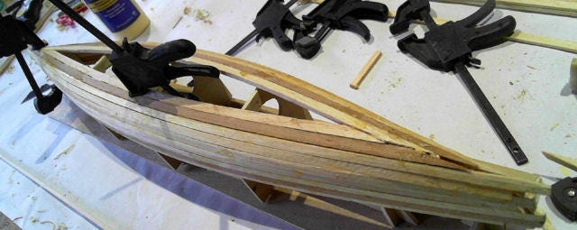 24" Canoe Model Kit - Etsy