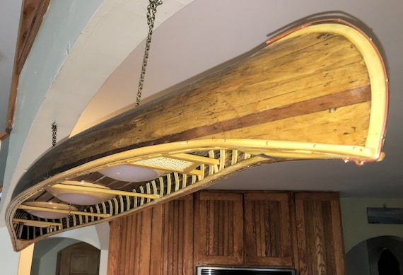 54 Canoe Chandelier Beautiful Wall or Hanging Canoe - Etsy
