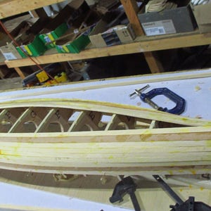 36" Deluxe Wood Strip Canoe Kit - Etsy
