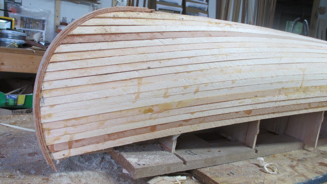 54 Red Cedar Deluxe Canoe Kit - Etsy