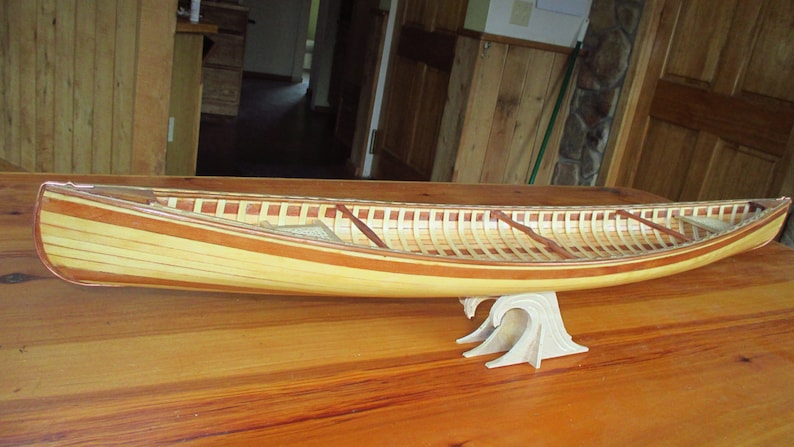 36" Deluxe Wood Strip Canoe Kit - Etsy