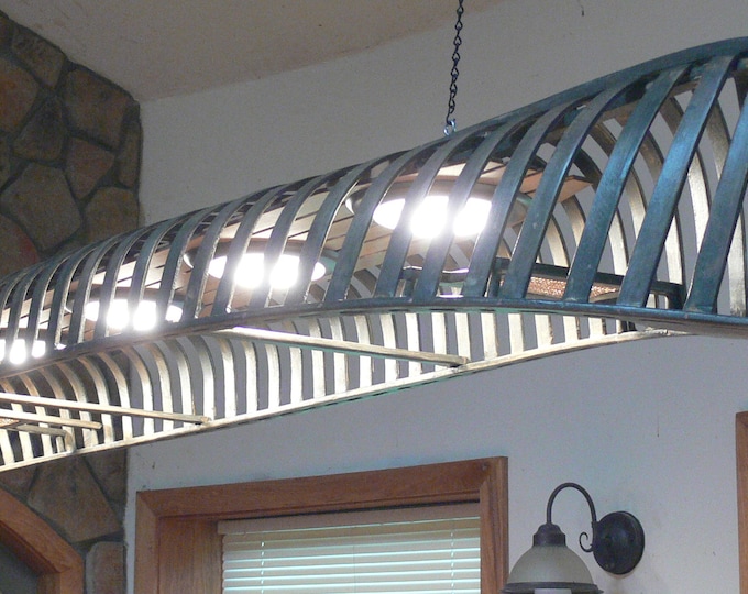 This Old Canoe, a 96" Skeleton Canoe Chandelier - Etsy