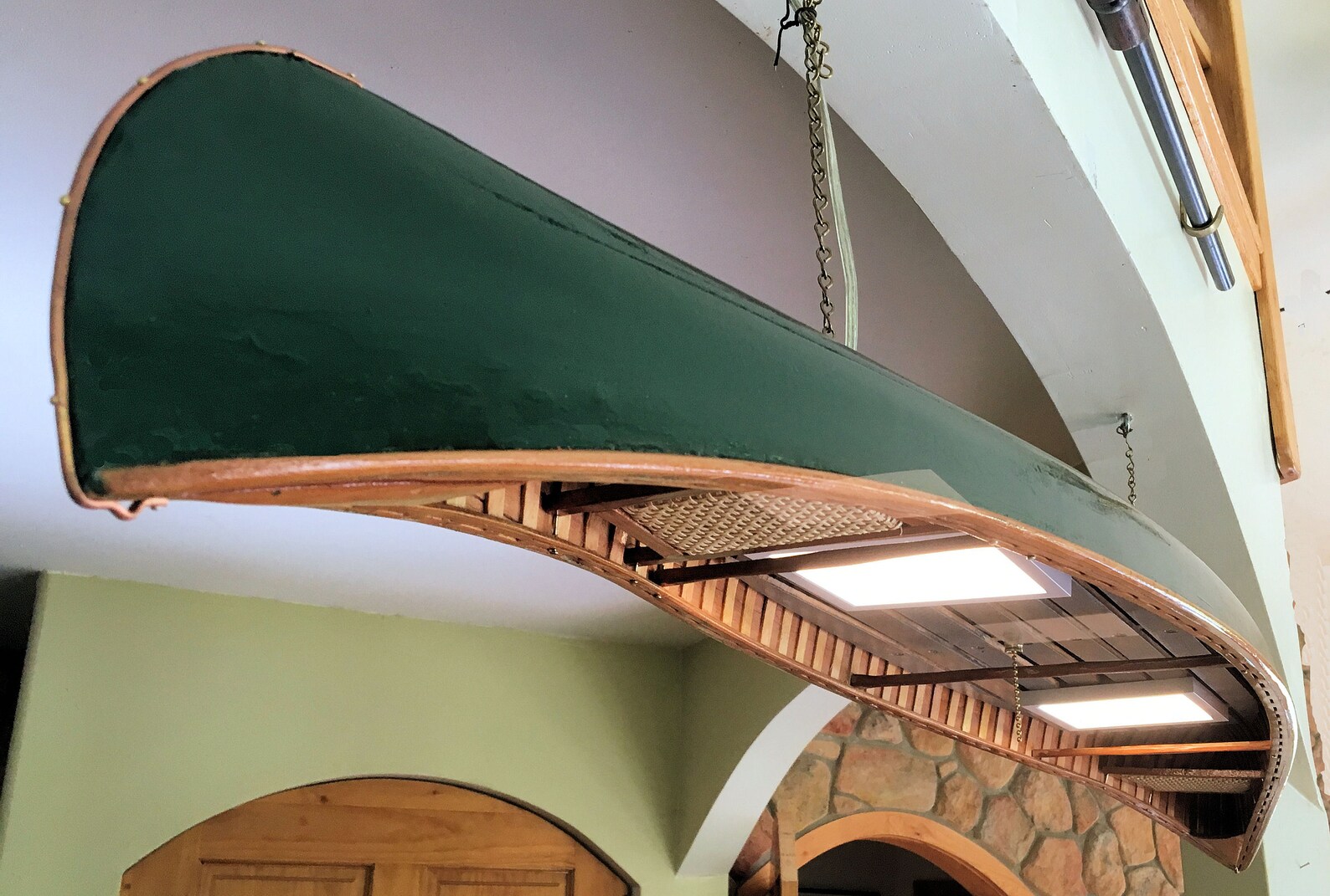 54 Canoe Chandelier Beautiful Wall or Hanging Canoe - Etsy