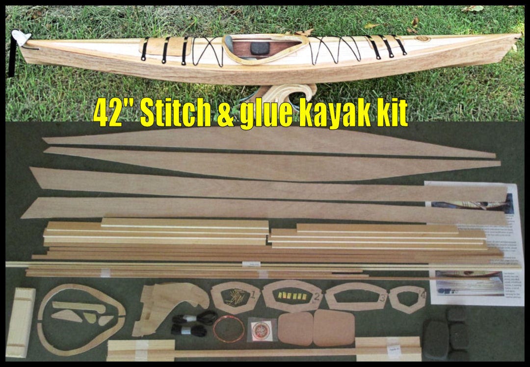 42" Stitch & Glue Kayak Kit - Etsy