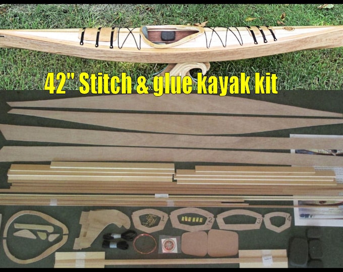 36" Deluxe Wood Strip Canoe Kit - Etsy Canada