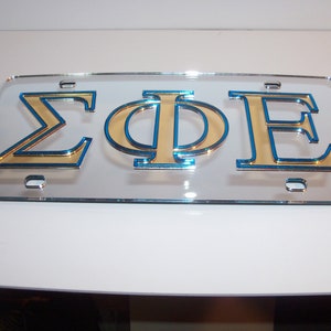 Greek Letters, Fraternity, Sorority, Monogram, Cipher, Any Design ...