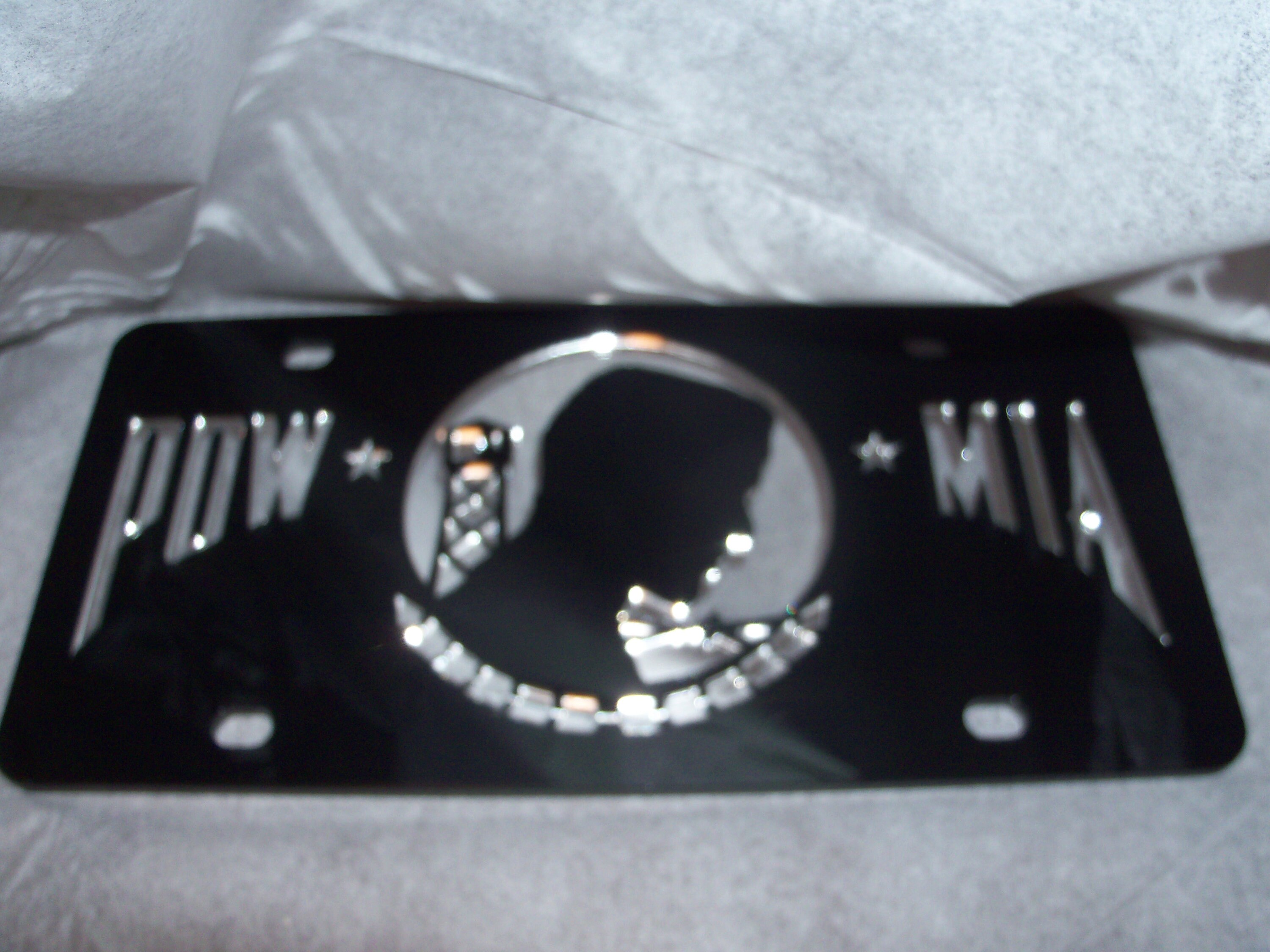 Military Inspired Laser Cut License Plate New | Etsy