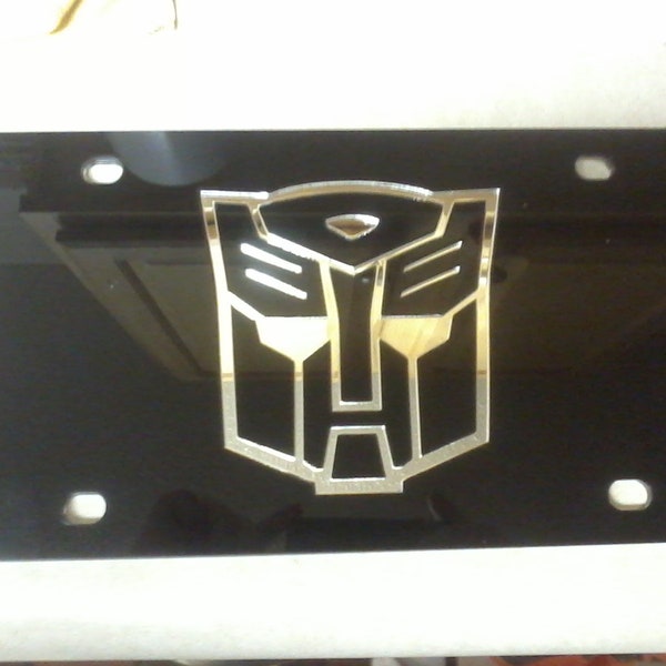 Transformers License Plate - Etsy