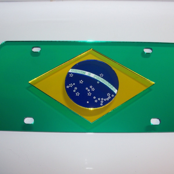 Brazilian Flag License Plates - Etsy