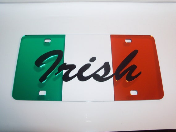 Ireland Irish Flag License Plates Brand NEW | Etsy