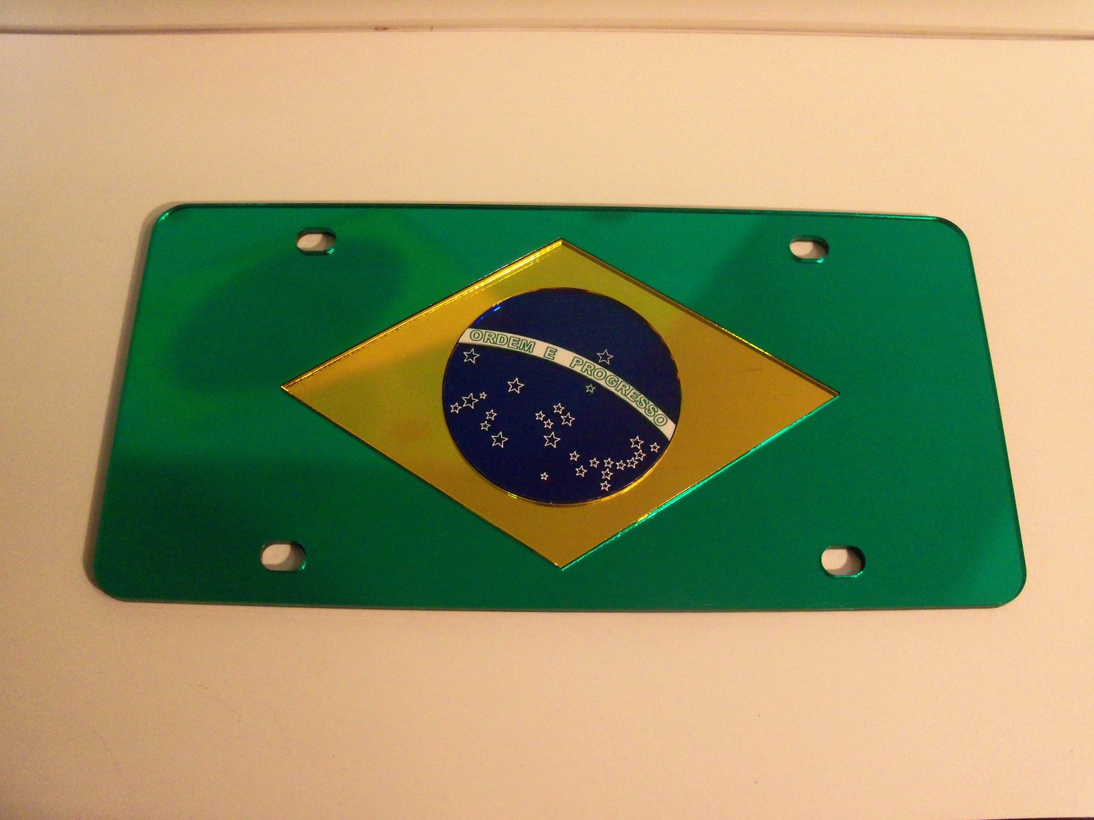 Brazil Brazilian Flag License Plates Brand NEW | Etsy