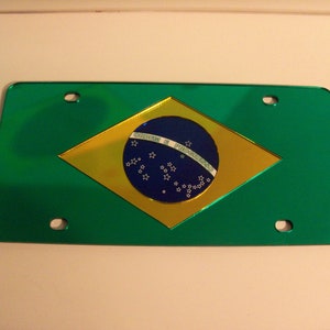 Brazil, Brazilian Flag License Plates Brand NEW! - Etsy
